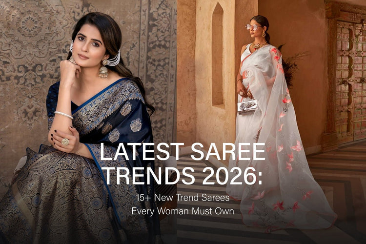 Latest Saree Trends 2026: 15+ Must-Have New Sarees – Amrah Wholesale