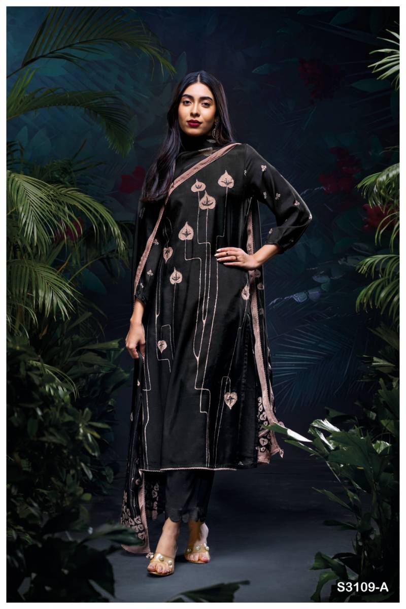 Ganga Sriti S3109 Wholesale Silk Suits by Ganga – Amrah Wholesale