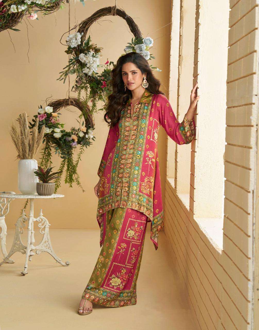 SAYURI AURA Silk Suit Set Wholesale – Buy Premium Stitched Catalogues ...