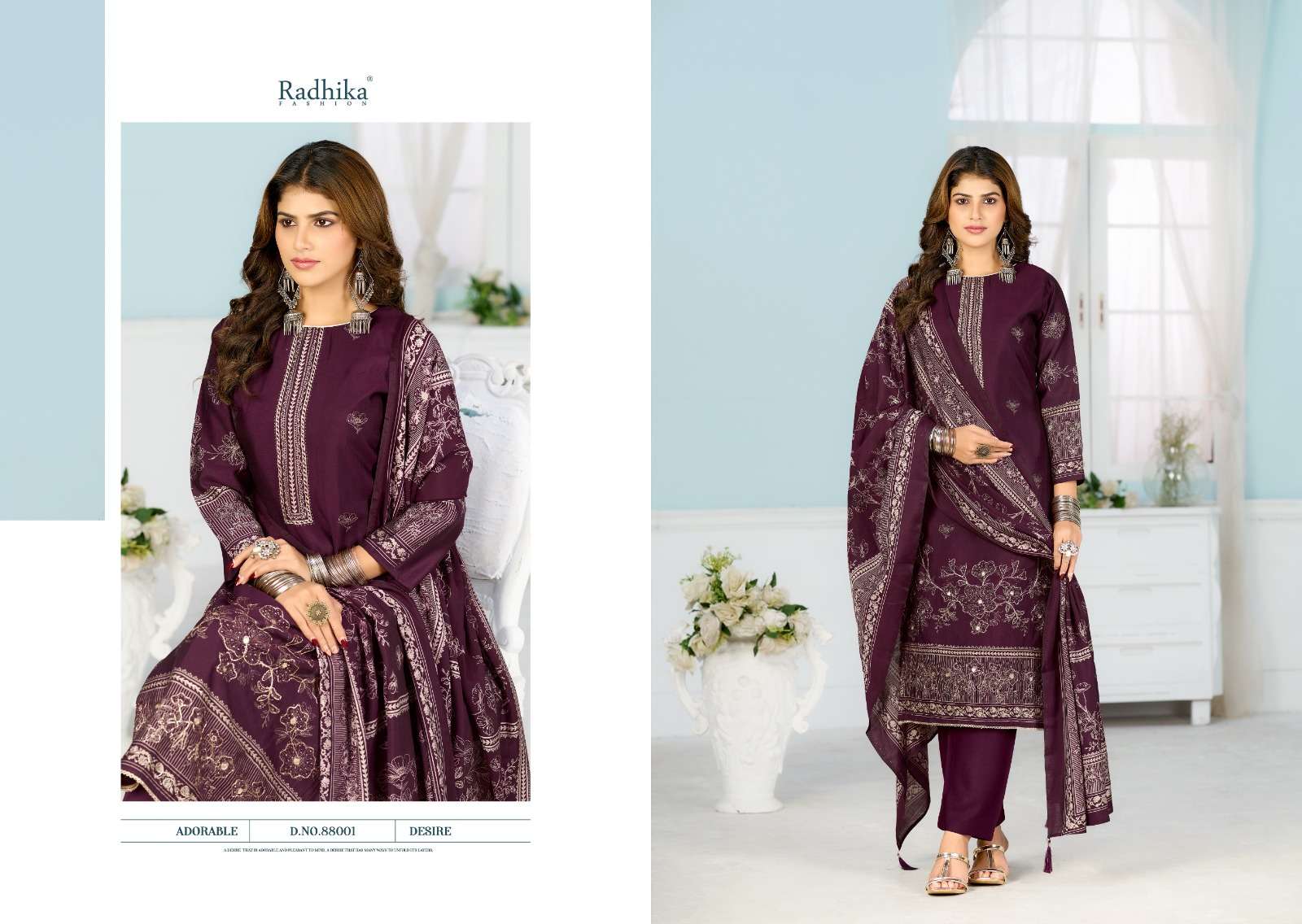 RADHIKA FASHION AZARA BEAUTY SILK VOL-07 Muslin Dresses Wholesale Price ...