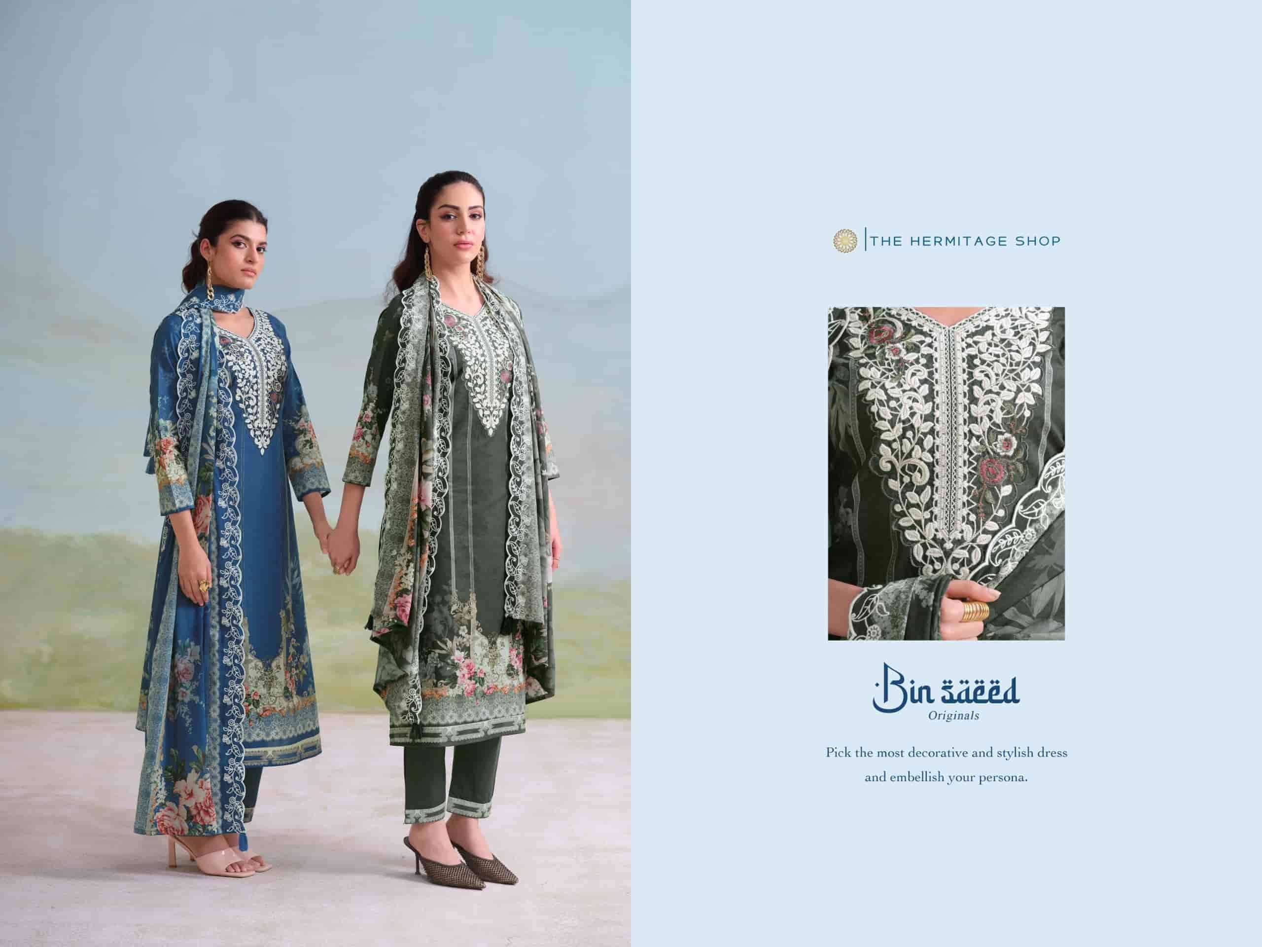 The Hermitage Shop Bin Saeed Originals Giza Lawn Pakistani Suit - Amrah ...