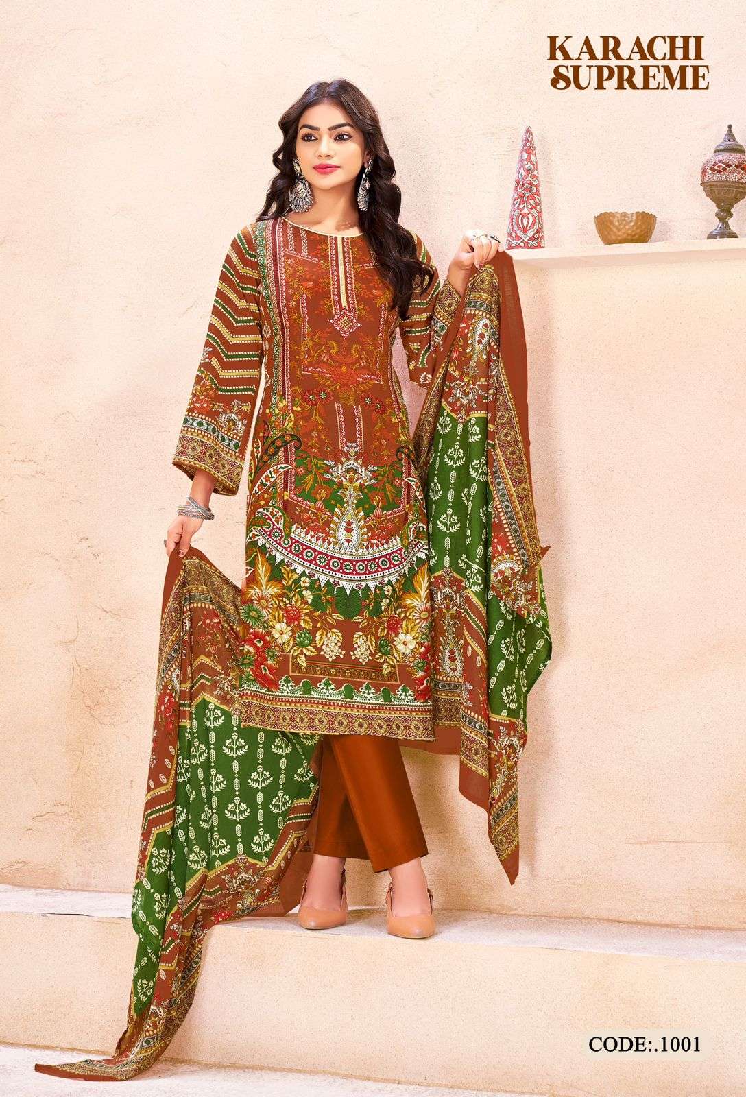 Vandana Creation Karachi Supreme Vol-01 - Amrah Wholesale