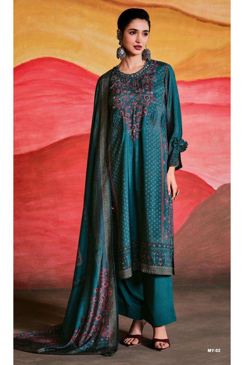 Varsha Fashion Mystic Muslin Suit Wholesale – Amrah Wholesale