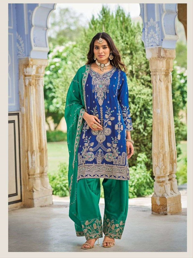 Your Choice Fari Style Vol-01 Pure Chinon Embroidery Dresses ...